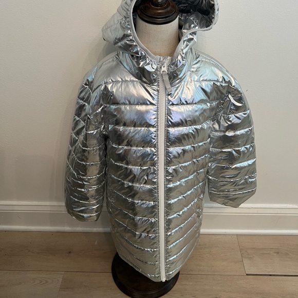 Primary | Jackets & Coats | Kids Silver Puffer Jacket | Poshmark